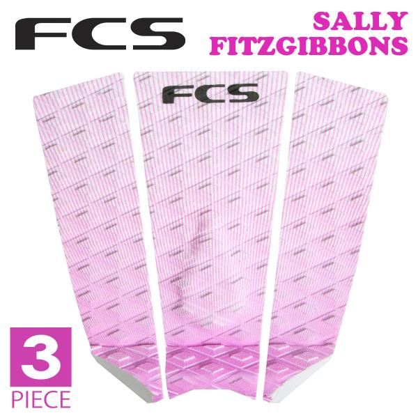 あすつく 箱なし【代引き可能】速達メール便のみ送料無料！FCS デッキパッド SALLY FITZGIBBONS世界最高峰のサーファーとのコラボレーションにより設計・テストされたFCSアスリートシリーズのトラクションは、究極のパフォーマンス...