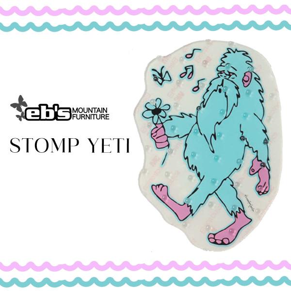 予約商品 速達メール便送料200円可！eb’s デッキパッド STOMP YETIeb’sの大人気キャラYETIがデッキパッドで登場。スノーボードと合わせやすいアイテム。■ 商品詳細 ■【品番】4600503■素材：TPU■サイズ：F(10...