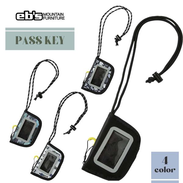 予約商品 速達メール便送料200円可！eb’s パスキー PASS KEY車のカギが収納可能なコンパクトタイプのパスケース紐付き■ 商品詳細 ■【品番】4600608■サイズ：F(125×80mm(紐除く))■カラー：BLACK(ブラック)...