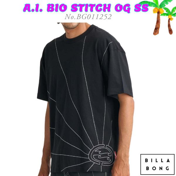 あすつく 即日出荷【代引き＆宅配便可能】速達メール便のみ送料無料！BILLABONG Tシャツ A.I. BIO STITCH OG SSレジェンドサーファーAndy Ironsを讃えるAI Foreverコレクション。Ironsを象徴する...