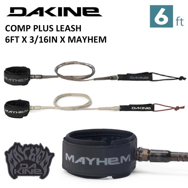あすつく 即日出荷【代引き可能】DAKINEリーシュコード！COMP PLUS LEASH 6FT X 3/16IN X MAYHEM・頭半前後までにオススメ・「スピードポケット/デュラコード」により強度がアップし、水中での抵抗を低減(5m...