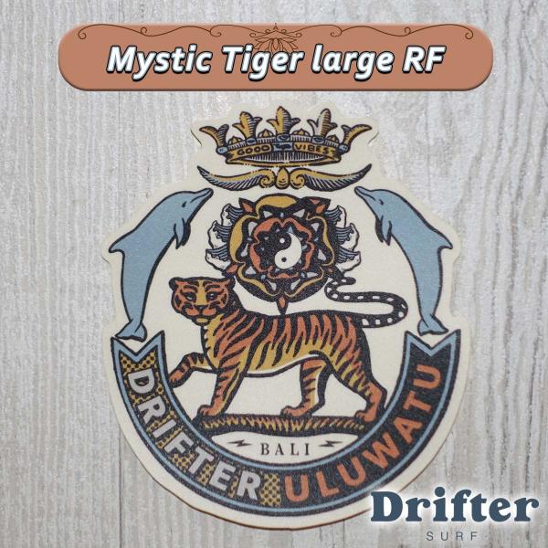 あすつく 速達メール便発送 即日出荷 送料200円！DRIFTER ステッカー Mystic Tiger large RFバリ島にあるサーフショップ＆カフェ、ドリフターのショップステッカーです。人とかぶりたくない方には断然オススメ！SURF...