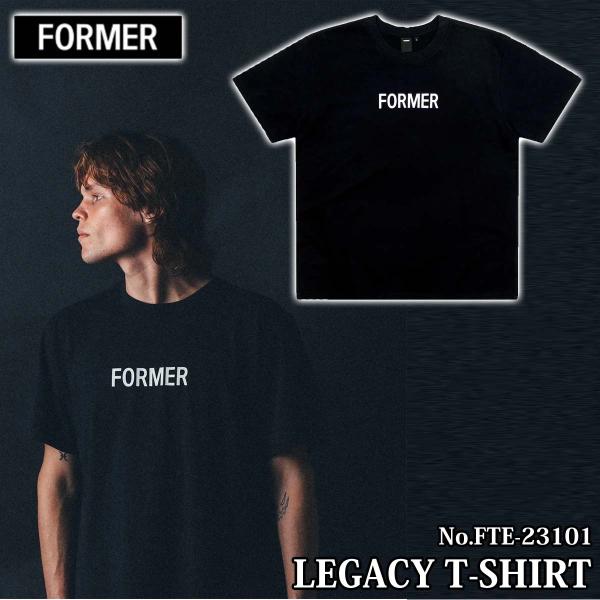 あすつく【代引き＆宅配便可能】速達メール便のみ送料無料！FORMER Tシャツ LEGACY T-SHIRTFORMERのミニマルな美学を体現した「LEGACY Tシャツ」は、ブランドのアイデンティティを象徴する一枚です。フロントに配された...
