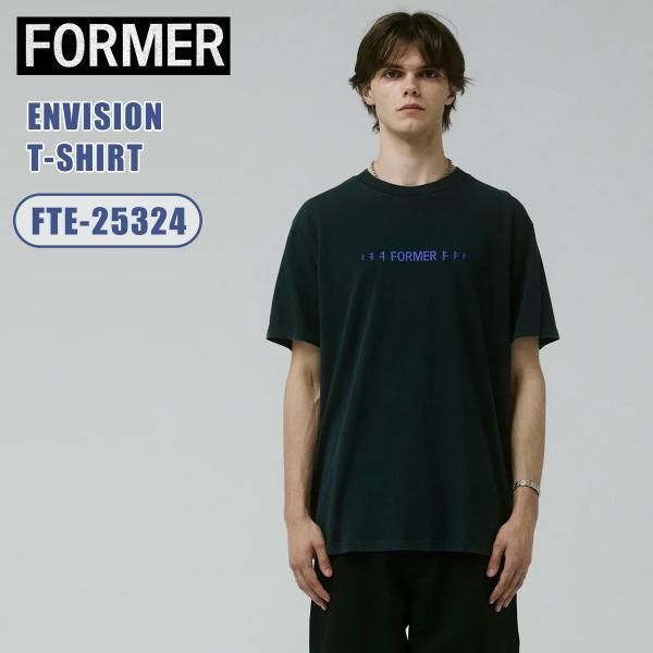 あすつく【代引き＆宅配便可能】速達メール便のみ送料無料！ENVISION T-SHIRTプレミアムな200GSMジャージーコットンを使用し、リラックスした快適なフィット感を実現する標準的なFORMER Tシャツブロックで仕立てられています。...