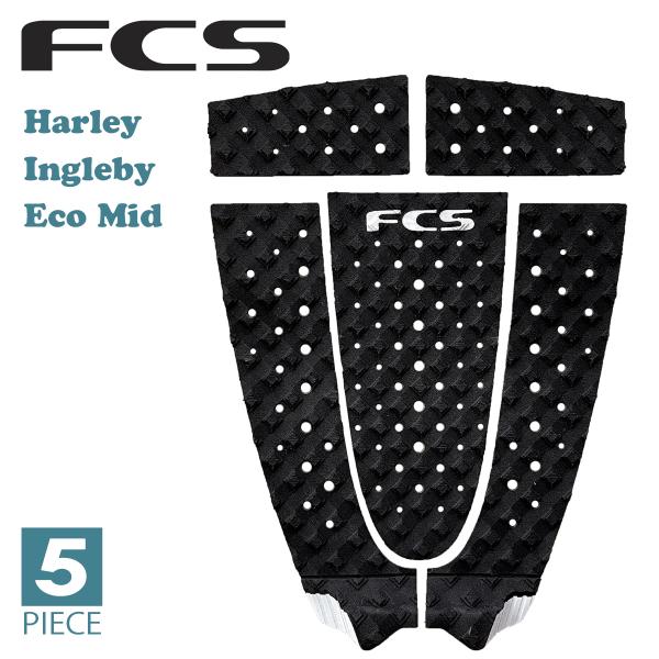 あすつく 箱なし【代引き可能】速達メール便のみ送料無料！FCS Harley Ingleby Eco Mid人気のT3パフォーマンス・パッドをベースに、ハーレー・イングルビーとのコラボレーションでデザインされ、幅広いミッドレングスモデルに適...