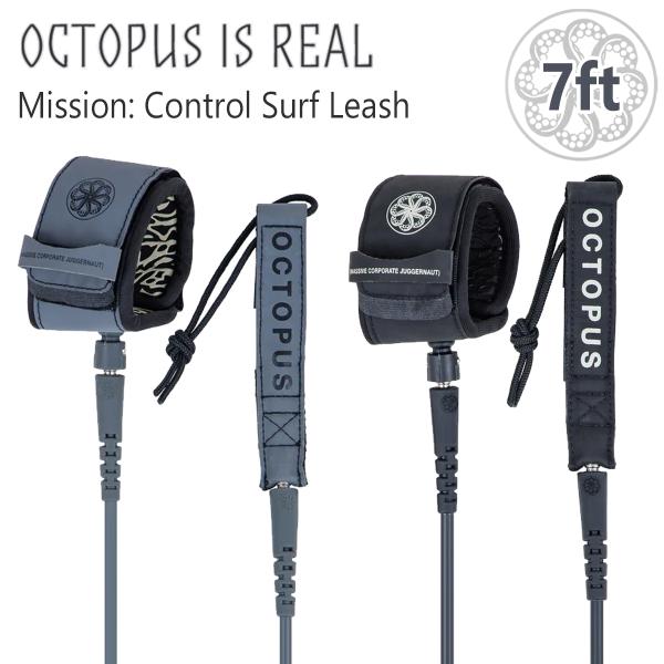 あすつく 即日出荷【代引き可能】新鋭ギアブランドのリーシュ！OCTOPUS リーシュコード Mission: Control Surf Leash 7ftOCTOPUS Mission: Control Surf Leashは、究極のパフォ...