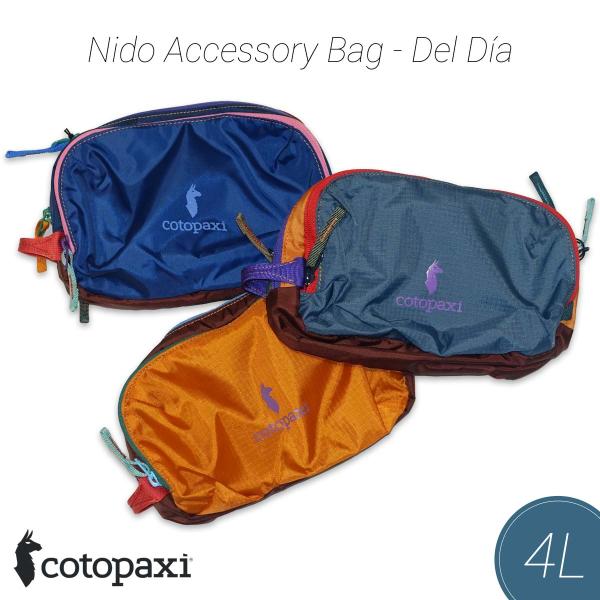 あすつく【代引き＆宅配便可能】メール便のみ送料無料！Cotopaxi ポーチ Nido Accessory Bag Del DaDel Daコレクションは世界にたった1つのバッグです。Nidoで細かい必需品をひとつにまとめてみてはいかがでし...