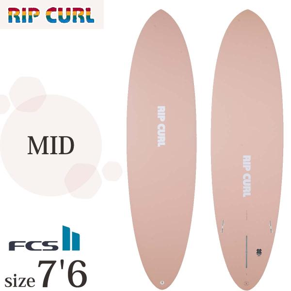 RIP CURL リップカール サーフボード【RIP CURL MID 2+1(FCS)PEACH-EPS】伝統的なエッグやシングルフィンが描くクリーンで長いレイルラインにインスパイアされたMidのデザイン理念の代名詞である現代的な機能によ...