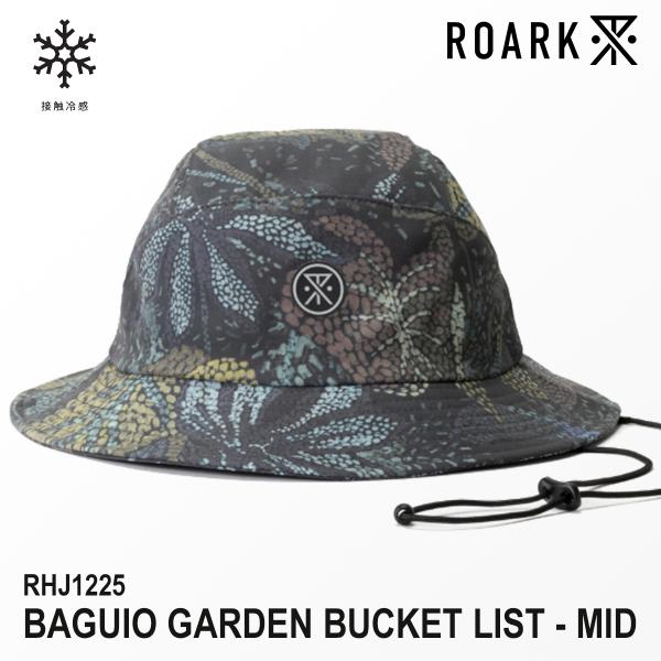 あすつく 即日出荷【代引き＆宅配便可能】速達メール便のみ送料無料！"BAGUIO GARDEN" BUCKET LIST - MIDストレッチ性があるコットンナイロン生地を使用したバケットハット。内側には接触冷感機能のCOOLMAXを採用し...