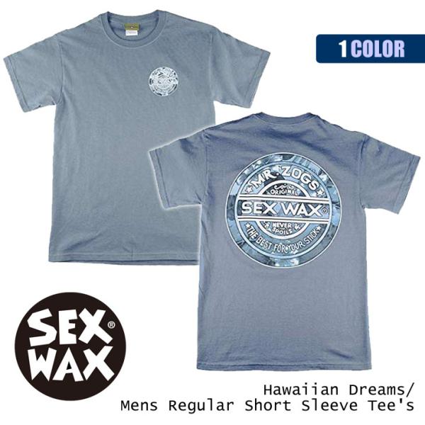 あすつく【代引き＆宅配便可能】速達メール便のみ送料無料！#50 Hawaiian Dreams/Mens Regular Short Sleeve Tee'sSEXWAXロゴの入ったとってもポピュラーなレギュラーTシャツ■ 商品詳細 ■■カ...
