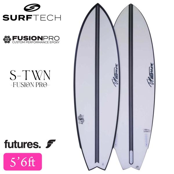 2026年 SURFTECH サーフボード S-TWIN【SURFTECH / S-TWIN 5'6】【SPEC】サイズ：5'6" x 19.32" x 2.23" - 27.00L(167.64cm×49.07cm×5.66cm)※サイズ...