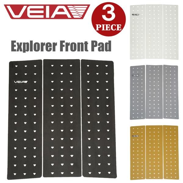 あすつく 即日出荷【代引き可能】デッキパッドExplorer Front Padサーフィンを新天地へと押し上げる最高のグリップ力。 イヴァン・フローレンスの個人的なお気に入りで、可能な限りのグリップ力を発揮するように開発され、パッドは軽量で...