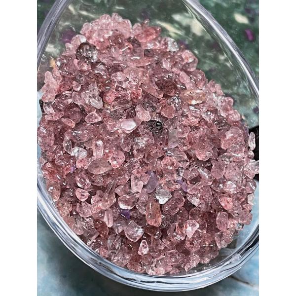 ピンクエピドート・シスト【マンガノエピドートシスト】小粒サイズ◆さざれ◆100g粒の大きさ【約2〜4mm】【タンザニア産】天然石ブレスを作る際に出る原石のかけらを利用して作られた貴重なさざれ石です。★幸福感を得る石★別名『アフリカンストロベ...