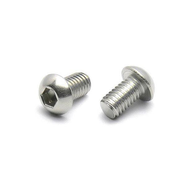 キタコ(KITACO) ボタンキャップボルト M6×10 (ステンレス) 0900-060-20001は錆びにくく装飾効果の高いステンレスを採用しています。[サイズ] M6×1.0[長さ] 10mm[入り数] 2