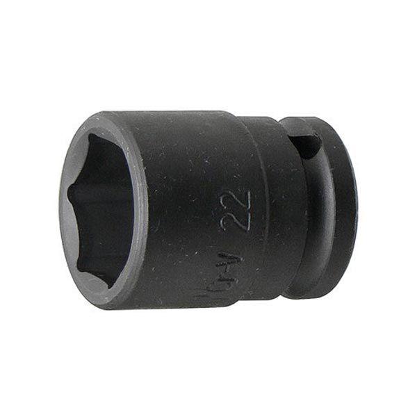 素材には優れた強度・耐衝撃性を持つクロームバナジウム鋼を使用したインパクトソケットです。[差込角] 1/2"(12.7mm)[サイズ] 22mm[全長] 40mm[重量] 130g[ポイント] 6角[材質] クロームバナジウム鋼[仕上げ] ...