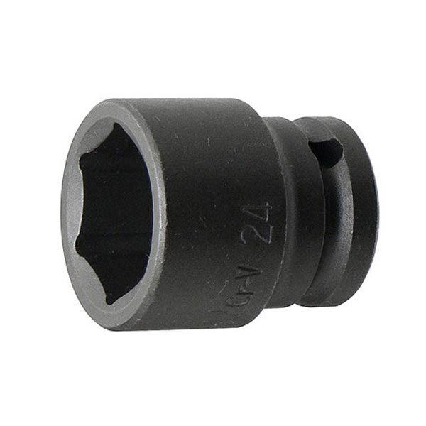 素材には優れた強度・耐衝撃性を持つクロームバナジウム鋼を使用したインパクトソケットです。[差込角] 1/2"(12.7mm)[サイズ] 24mm[全長] 40mm[重量] 150g[ポイント] 6角[材質] クロームバナジウム鋼[仕上げ] ...
