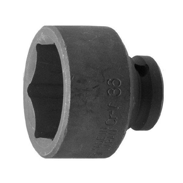 素材には優れた強度・耐衝撃性を持つクロームバナジウム鋼を使用したインパクトソケットです。[差込角] 1/2"(12.7mm)[サイズ] 36mm[全長] 44mm[重量] 320g[ポイント] 6角[材質] クロームバナジウム鋼[仕上げ] ...