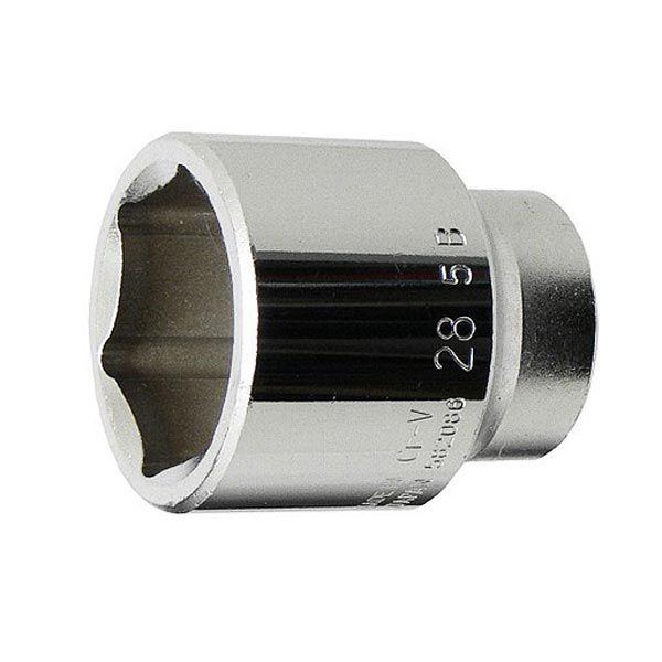 厳選されたクロームバナジウム鋼を鍛造・熱処理した、強靭で耐久性に優れたソケットです。高いトルクでのボルト、ナット締緩におすすめです。[差込角] 1/2"(12.7mm)[サイズ] 28mm[全長] 43mm[重量] 190g[ポイント] 6...