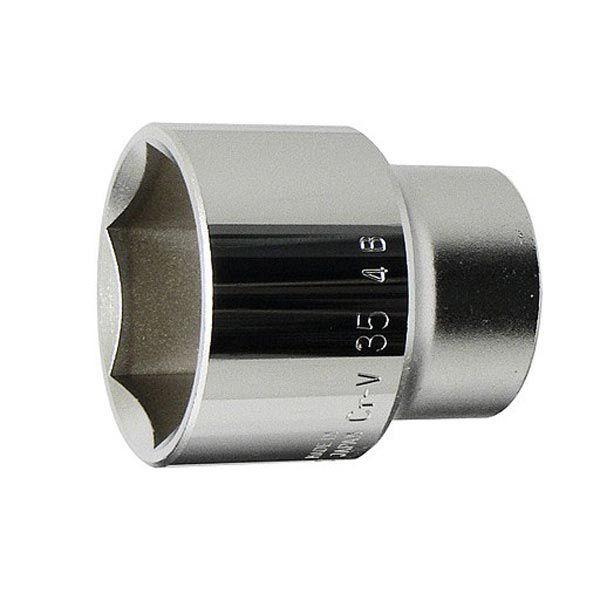 厳選されたクロームバナジウム鋼を鍛造・熱処理した、強靭で耐久性に優れたソケットです。高いトルクでのボルト、ナット締緩におすすめです。[差込角] 1/2"(12.7mm)[サイズ] 35mm[全長] 50mm[重量] 300g[ポイント] 6...