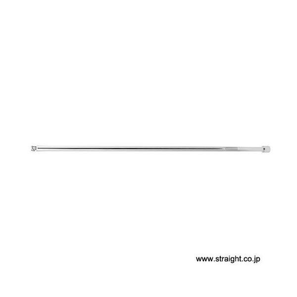 厳選されたクロームバナジウム鋼を鍛造・熱処理した、強靭で耐久性に優れたエクステンションバーです。深くて狭い場所の作業など、ソケットがとどかない時にケットを延長させるために使用します。[差込角] 3/8"(9.5mm)[全長] 610mm[重...