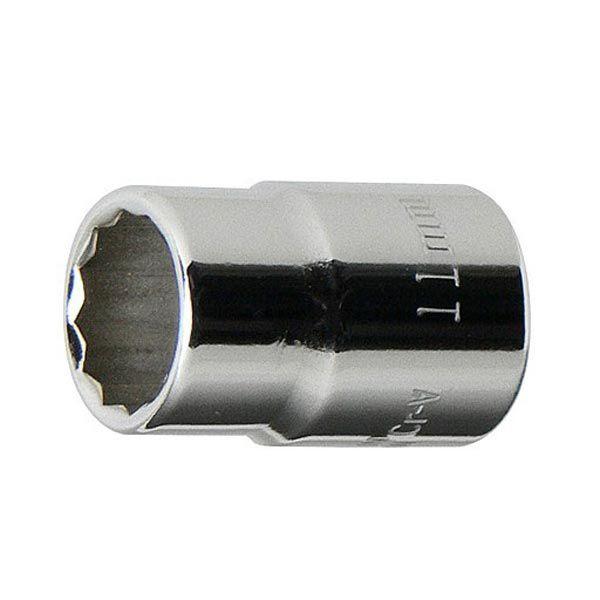 厳選されたクロームバナジウム鋼を鍛造・熱処理した、強靭で耐久性に優れた、工具箱に常備しておきたいスタンダードソケットです。[差込角] 3/8"(9.5mm)[サイズ] 11mm[全長] 26mm[重量] 25g[ポイント] 12角[材質] ...
