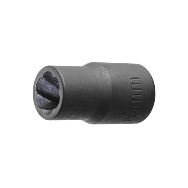3/8"(9.5mm)トルネードソケットは、ソケット内側が螺旋テーパー形状になっており、なめて角が丸くなったボルト/ナットも確実に掴むことが出来るソケットです。強靭で粘りのあるクロームモリブデン鋼を使用。[差込角] 3/8"(9.5mm)[...