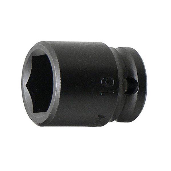 素材には優れた強度・耐衝撃性を持つクロームバナジウム鋼を使用したインパクトソケットです。[差込角] 3/8"(9.5mm)[サイズ] 16mm[全長] 30mm[重量] 70g[ポイント] 6角[材質] クロームバナジウム鋼[仕上げ] 黒仕上げ