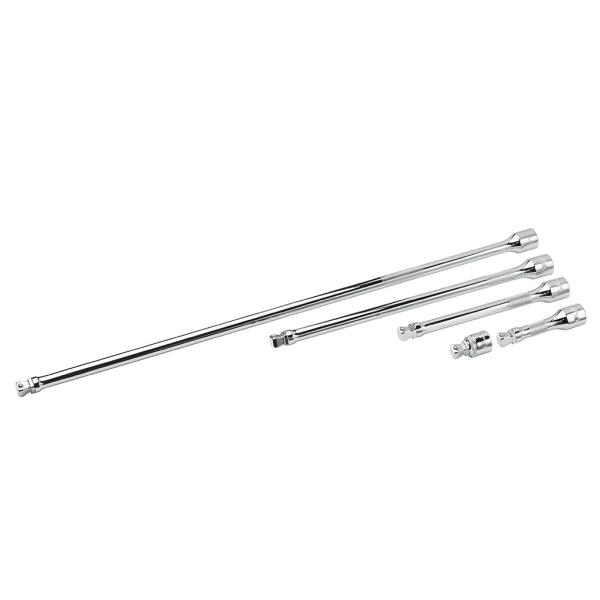 エクステンションバー 首振りタイプは、先端差込角の面取り加工により最大で15°まで角度を付けて回転させることができるエクステンションバーです。[差込角] 3/8"(9.5mm)[全長] 32、75、150、250、460(mm)[最大首振り...