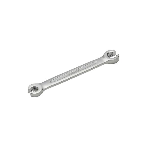 ブレーキパイプ用のフレアナットレンチです。[サイズ] 8×10(mm)[全長] 133mm[重量] 60g[ポイント] 6ポイント[材質] クロームバナジウム鋼