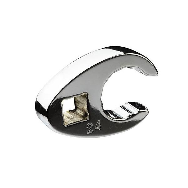 1/2"(12.7mm) クローフットレンチ 24mmは、配管類のフレアナットの締緩に使用するレンチです。狭く奥深い場所などで、一般的なフレアナットレンチが使用できない場合に有効です。[差込角] 1/2"(12.7mm)[サイズ] 24mm...