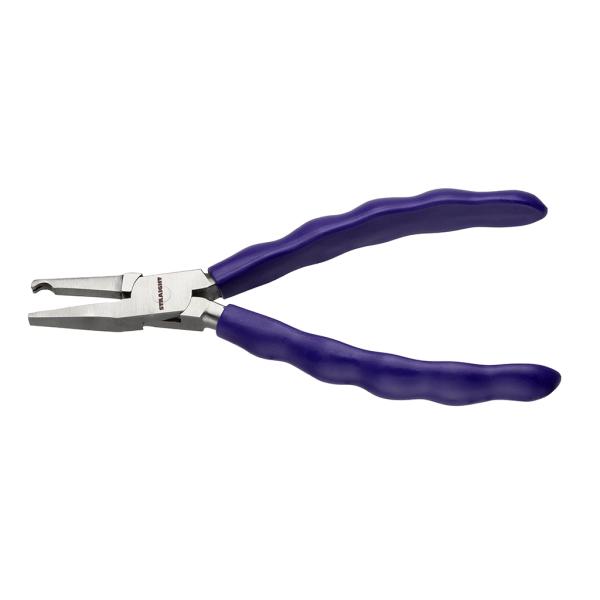 狭い隙間のヒューズの脱着から眼鏡の鼻当ての調整まで幅広く使用できるプライヤーです。リターンスプリングが内蔵されていて力調整が簡単に行えます。[全長] 160mm[重量] 120g[材質] ステンレス