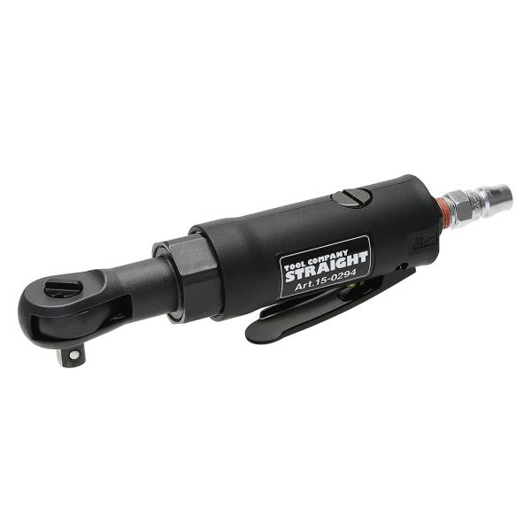 手動での締緩作業にも対応した、耐トルク200Nm仕様のエアーラチェットレンチです。[差込み角]  3/8"(9.5 mm)[本体全長]  178mm[インレットサイズ] 1/4[無負荷回転数] 300rpm[最大トルク] 60Nm(6.1k...