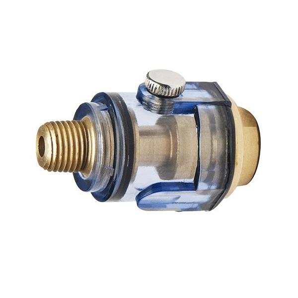 ミニオイラーはエアーツールの空気導入口に直接取り付けることで、エアーツールオイルを自動的に注油する便利な商品です。[インレットサイズ] 1/4"[取り付け方向] ・IN=凹(メネジ)・OUT=凸(オネジ)