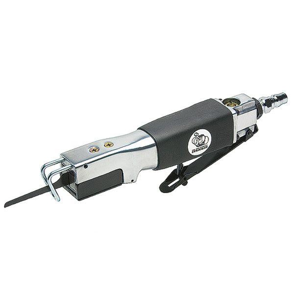 ノコギリの要領で金属板を切断します。特にシートメタル(薄板)の切断におすすめのエアーソーです。[ストローク数] 10,000bpm[切断能力] ・1.5mm-スチール・3.0mm-アルミ[使用空気圧力] 0.59MPa(6kgf/cm2)[...