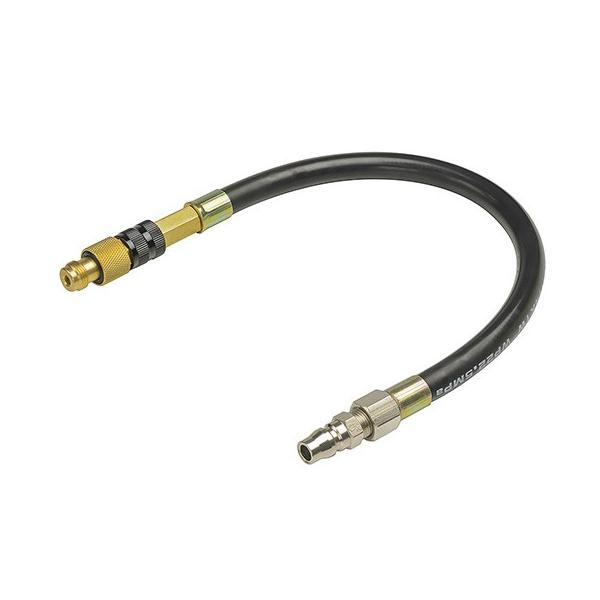 エンジンのバルブステムシールを交換する際、エンジンのヘッドを降ろさずに作業ができる様にシリンダー内にエアーを送り込むためのアダプターです。[ネジサイズ] M14×P1.25(B‐Type)[全長] 425mm[カプラー] 付属