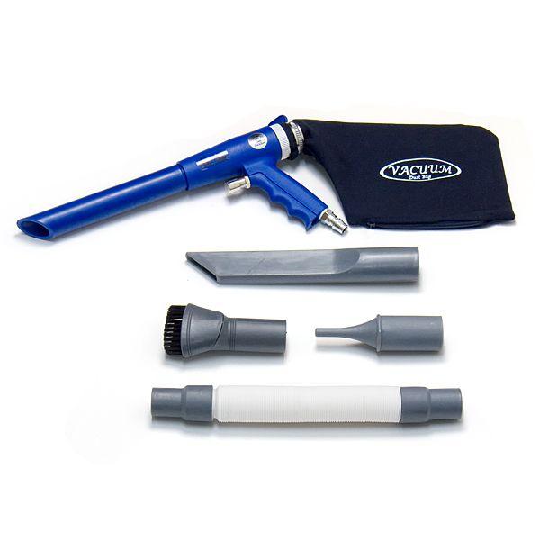 エアーバキューム&amp;ブローガンは、強力ブローと掃除機の機能が一つになったエアーツールです。ブローガンとしてホコリを吹き飛ばしたり、掃除機として吸引したり一台二役の便利な商品です。[セット内容]・本体×1・掃除機用ノズル×4種・掃除機用...