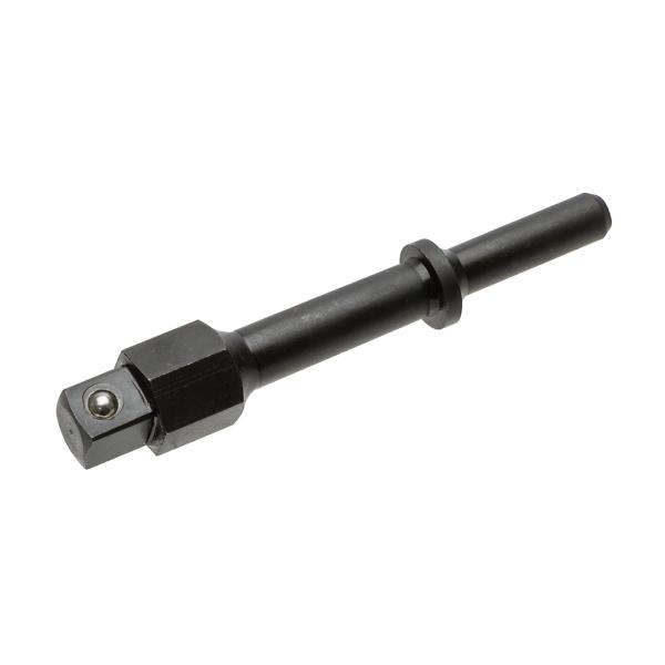 エアーハンマーに取り付けて使用するインパクトソケット用アタックロッドです。エキゾースト回りやマフラー足回り等の固着したボルト・ナットをエアーハンマーによる振動で固着を緩め、取り外しを可能にします。[適応商品]・15-382 エアーハンマー・...