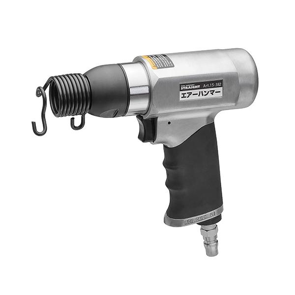 各種チゼルや使いわけによりシートメタルのカットや、ハツリ作業など様々な用途に役立ちます。空気圧を利用したエアーハンマーです。[無負荷ストローク数] 3,000bpm[使用空気圧力] 0.59MPa(6kgf/cm2)[空気消費量] 0.11...