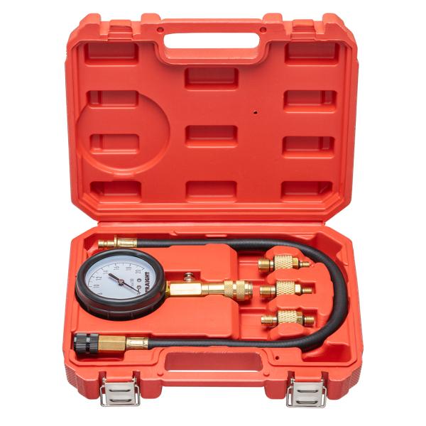 コンプレッションテスターセットは、ガソリンエンジン(レシプロ)の圧縮圧力を測定することができます。膨張が少なくねじれないホースや先端アダプターのロック構造で使いやすさが向上しています。[測定範囲] 0〜2,000kPa[ゲージ精度] ±3%...