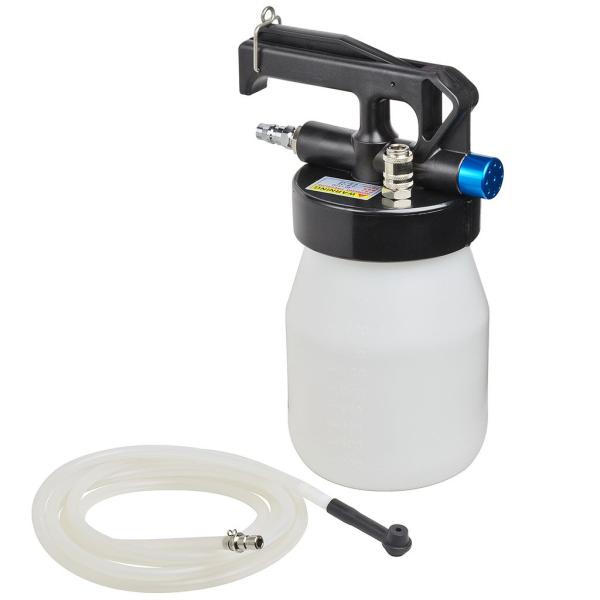 コンプレッサーの空気圧力を利用しタンク内に負圧を作り、ブレーキフルードの交換作業を行うことができるエアーブレーキブリーダーです。[作動空気圧力] 6〜8kgf/cm2[最大エアー消費量] 113L/min,6kg/cm2[インレットサイズ]...