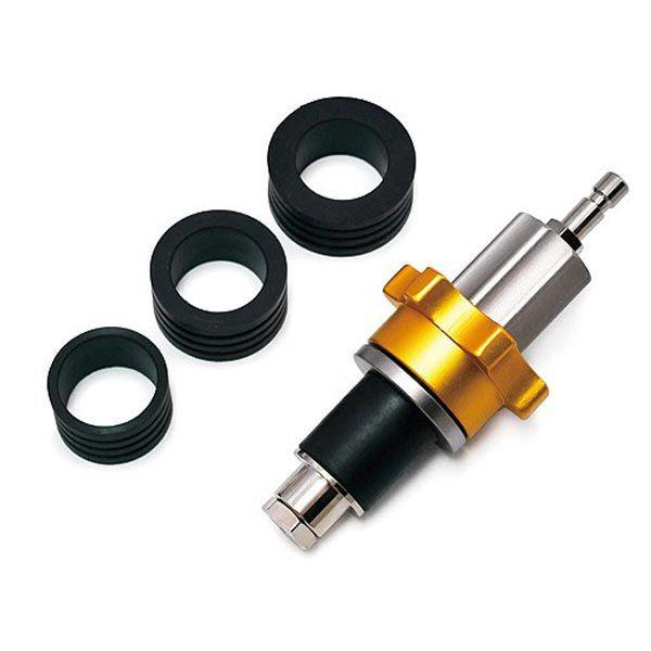 外国車のラジエター漏れテストに使用するユニバーサルアダプターです。ラジエターリークテスター(15-808)と併用します。このアダプター一つで30〜50(mm)のサイズに対応でき、大変便利です。[適応サイズ] 内径:30〜50(φmm)*本体...