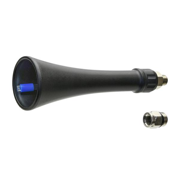 エアーガンの先端に取り付けるとパルスエアーガンとして機能するヘッドパーツです。付属の変換アダプターを使用して1/4サイズのエアー金具との組み合わせにも対応します。[全長] 140mm[取り付けネジサイズ] G1/8[変換アダプター] 凹G ...