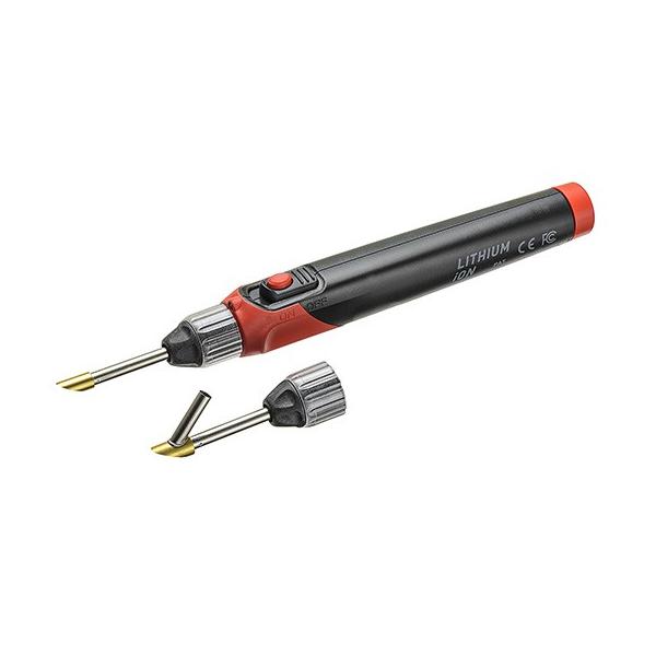 プラスチックリペアキット コードレスタイプは、ABSやPP、PE、PSプラスチックの溶着ができるコテタイプの補修器具です。破損個所に付属の溶接棒を溶かして補修を行います。[内蔵電池] リチウムイオン 18650 DC3.7V 2400mA[...