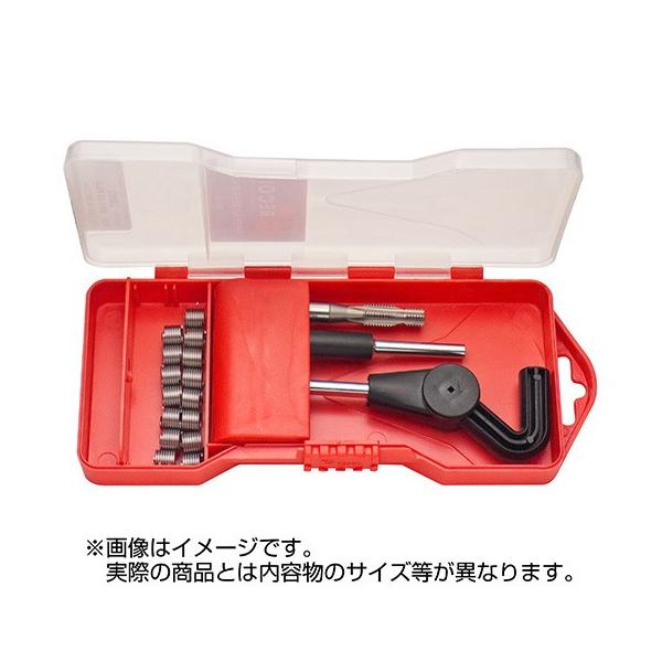 スパークプラグ穴の修正や強度を上げたい時におすすめのリコイルキットです。パイロットタップ付きでドリルの下穴加工が不要です。[規格] METRIC[サイズ] M12×1.25[セット内容]・リコイル(インサート)×10(1D×5、1.5D×5...