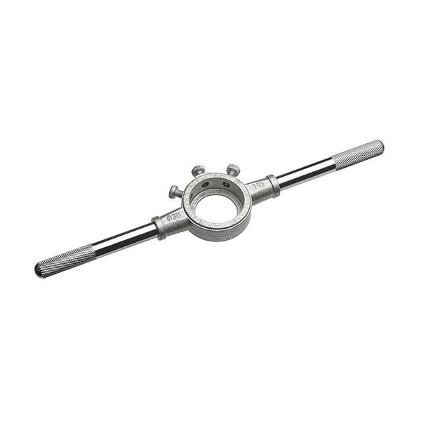 ネジ山修正などでダイスを回すのに便利なダイスハンドルです。[種別] φ38mmダイス用[全長] 270mm