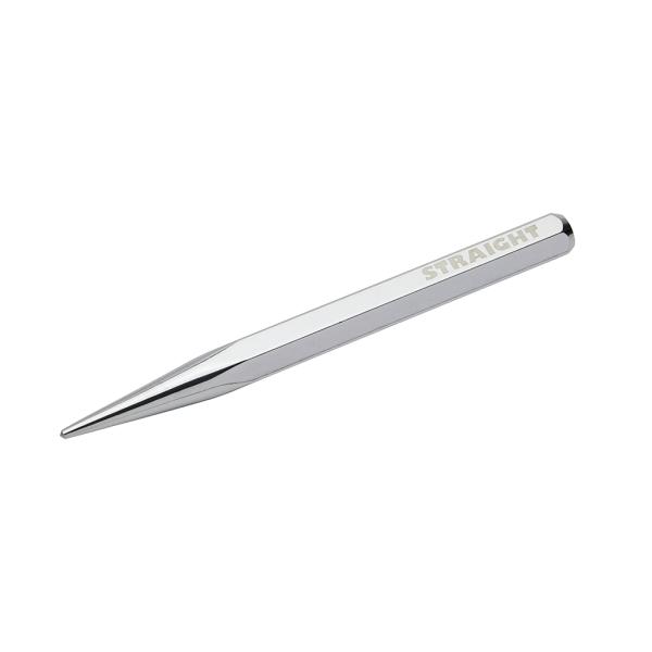 ドリルの穴開け時のマーキング作業等に使用するセンターポンチです。短め(全長100mm)で取り回しのよいサイズです。[全長] 100mm[材質] クロームバナジウム鋼