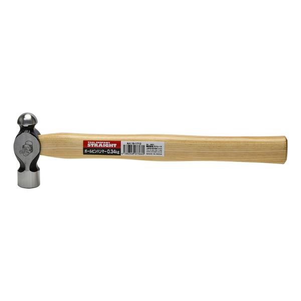 整備作業に適した平面と球面の2つの形状の打面を備えて片手ハンマーです。CNC加工を基軸にした高精度ヘッド。使うほどに手に馴染む、丈夫なヒッコリー材のハンドルを採用。[全長] 325mm[ハンドル全長] 290mm[重量] 0.5kg[ヘッド...