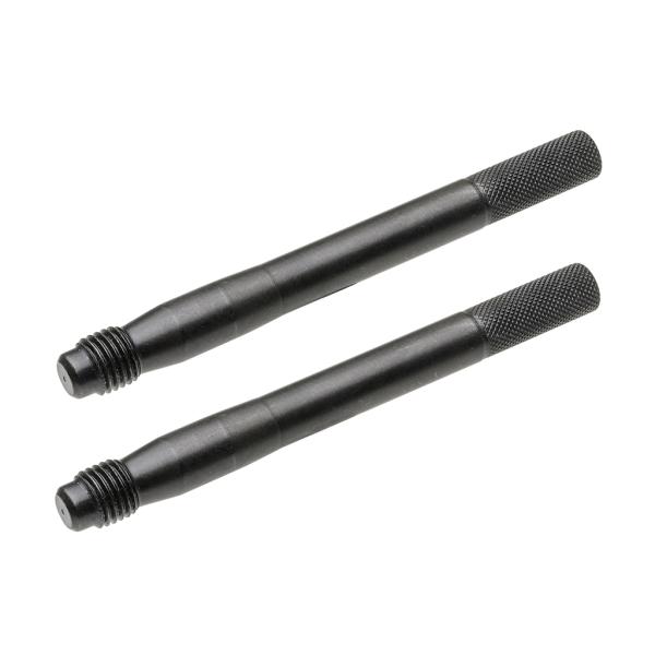 ロックボルトタイプのホイールの装着時に位置決めが簡単にできるホイールセッティングボルトセットです。ホイールを取り外す際もホイールの落下防止になります。[ネジサイズ] M12×P1.5[入り数] 2 [全長] 122mm