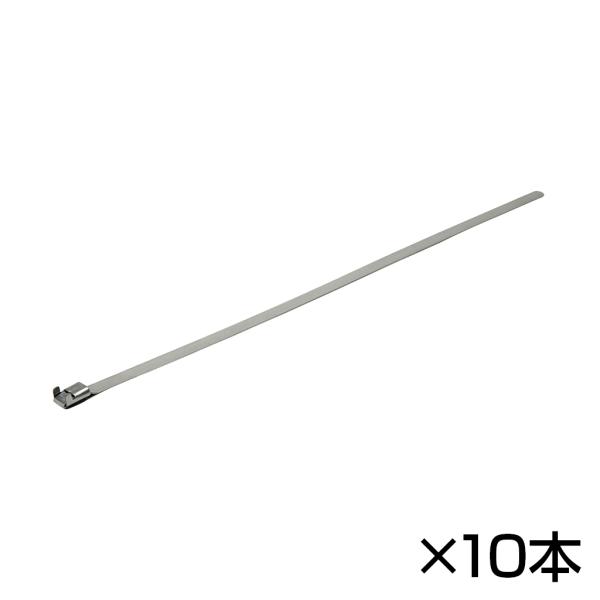 ドライブシャフトのブーツを締めるブーツバンドです。[全長] 254mm[バンド使用幅] 6.35mm[厚さ] 0.45mm[材質] ステンレス[入り数] 10本