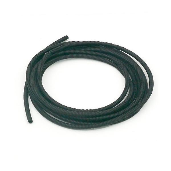 コルゲートチューブ ブラック 7.0mm×5mは、配線を束ねて保護するチューブです。スリット入りで配線が差し込みやすく屈曲が自在でレイアウトが容易です。[サイズ] 内径7.0×外径10.0(φmm)[全長] 5m[材質] PP (ポリプロピ...